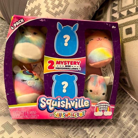 Squishmallows | Toys | Squishville By Squishmallows Mystery Rainbow ...